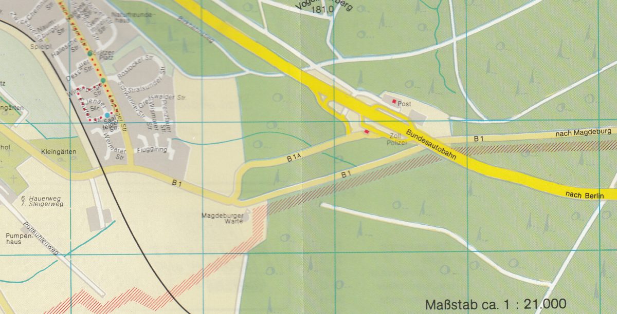 Helmstedt-Zonengrenze und Helmstedt-Autobahn – Einschreiben aus ...