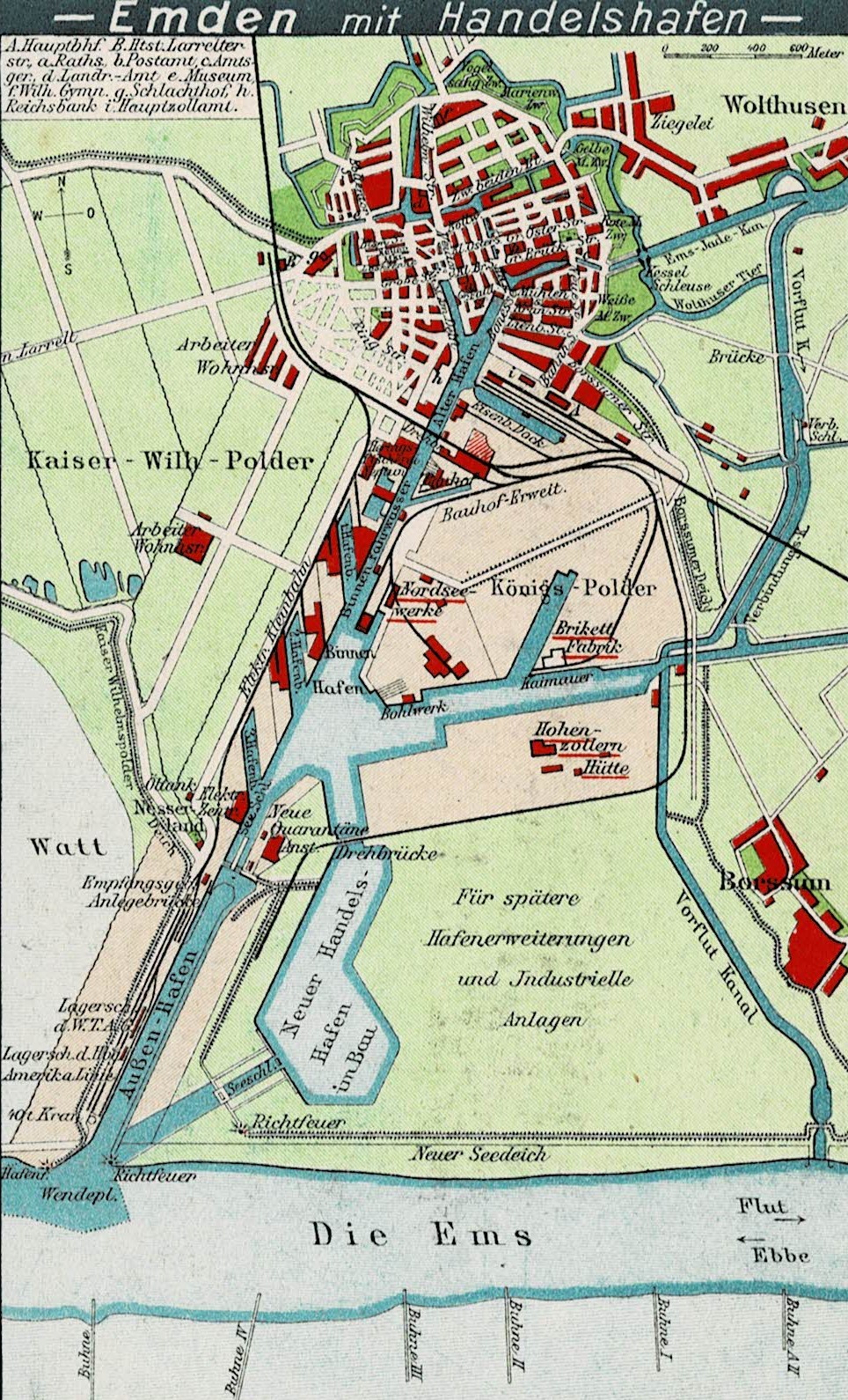 Emden Außenhafen – Einschreiben aus Niedersachsen